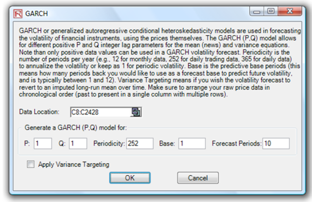 Volatility – Volatility Computations – ROV
